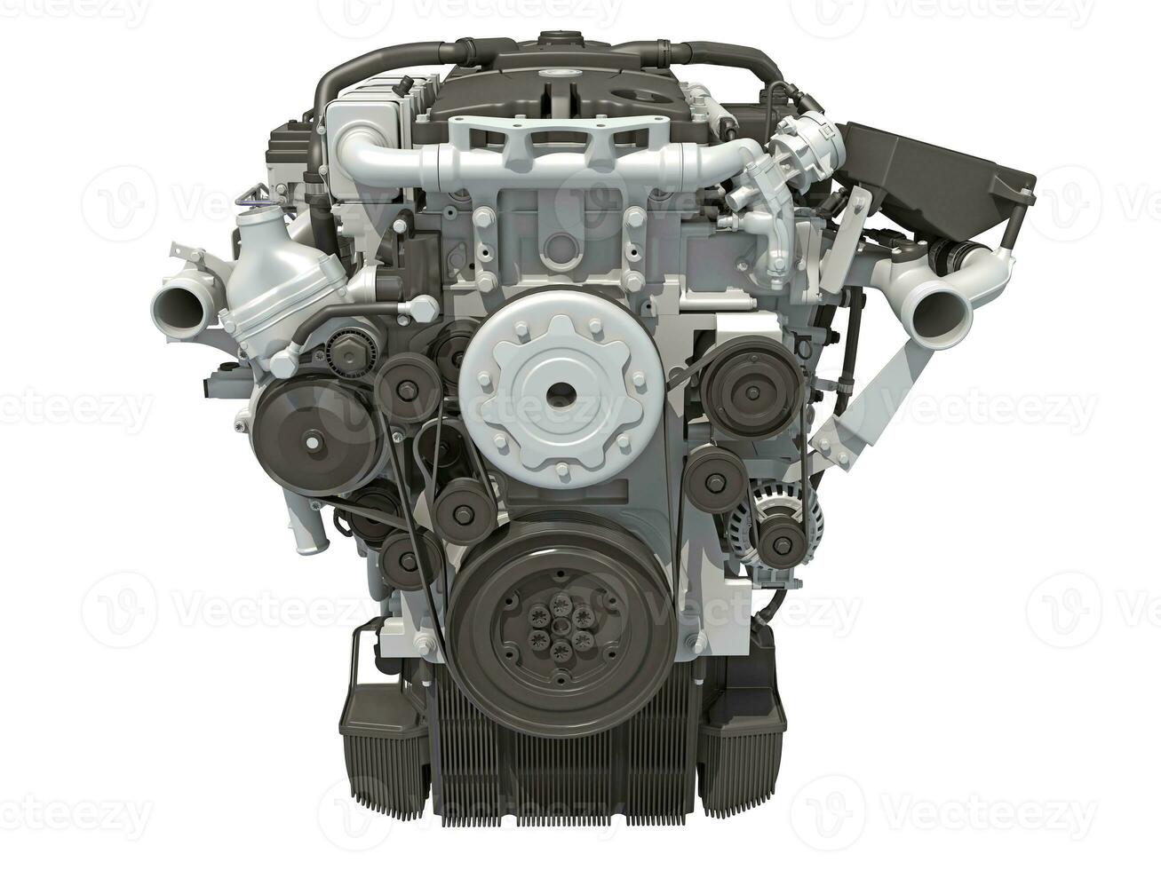 Car Engine 3D rendering on white background 36400635 Stock Photo at ...