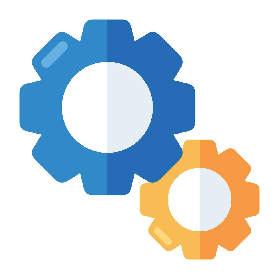 Conceptual flat design icon of setting 36402452 Vector Art at Vecteezy