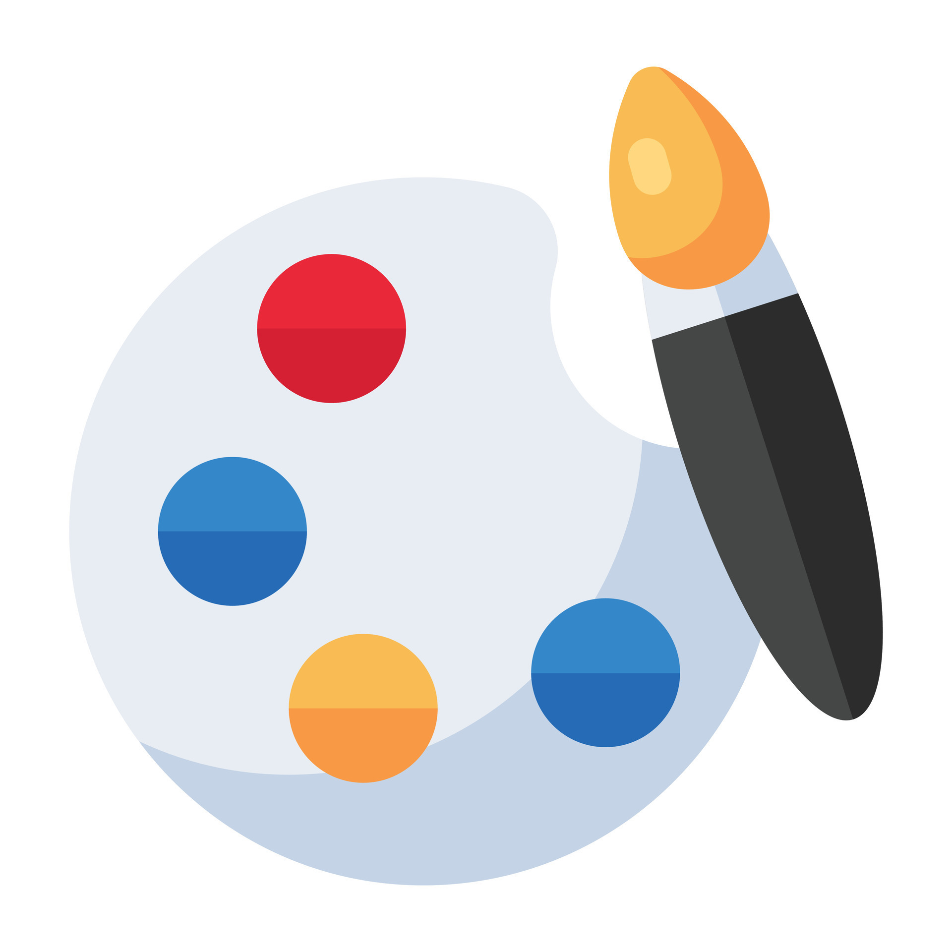 Trendy vector design of paint palette 36402523 Vector Art at Vecteezy