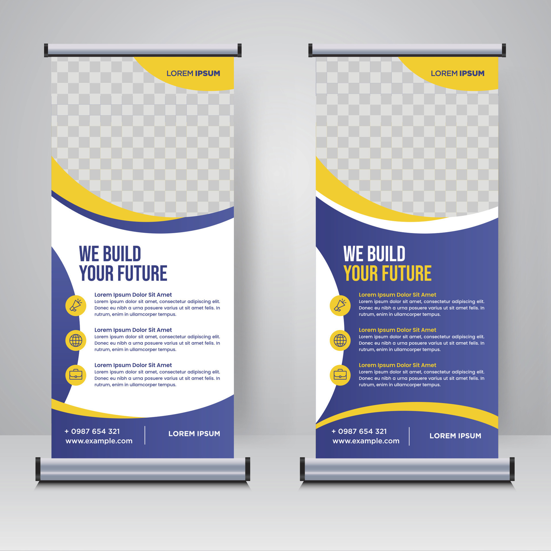 Corporate rollup or X banner design template 36407304 Vector Art at Vecteezy