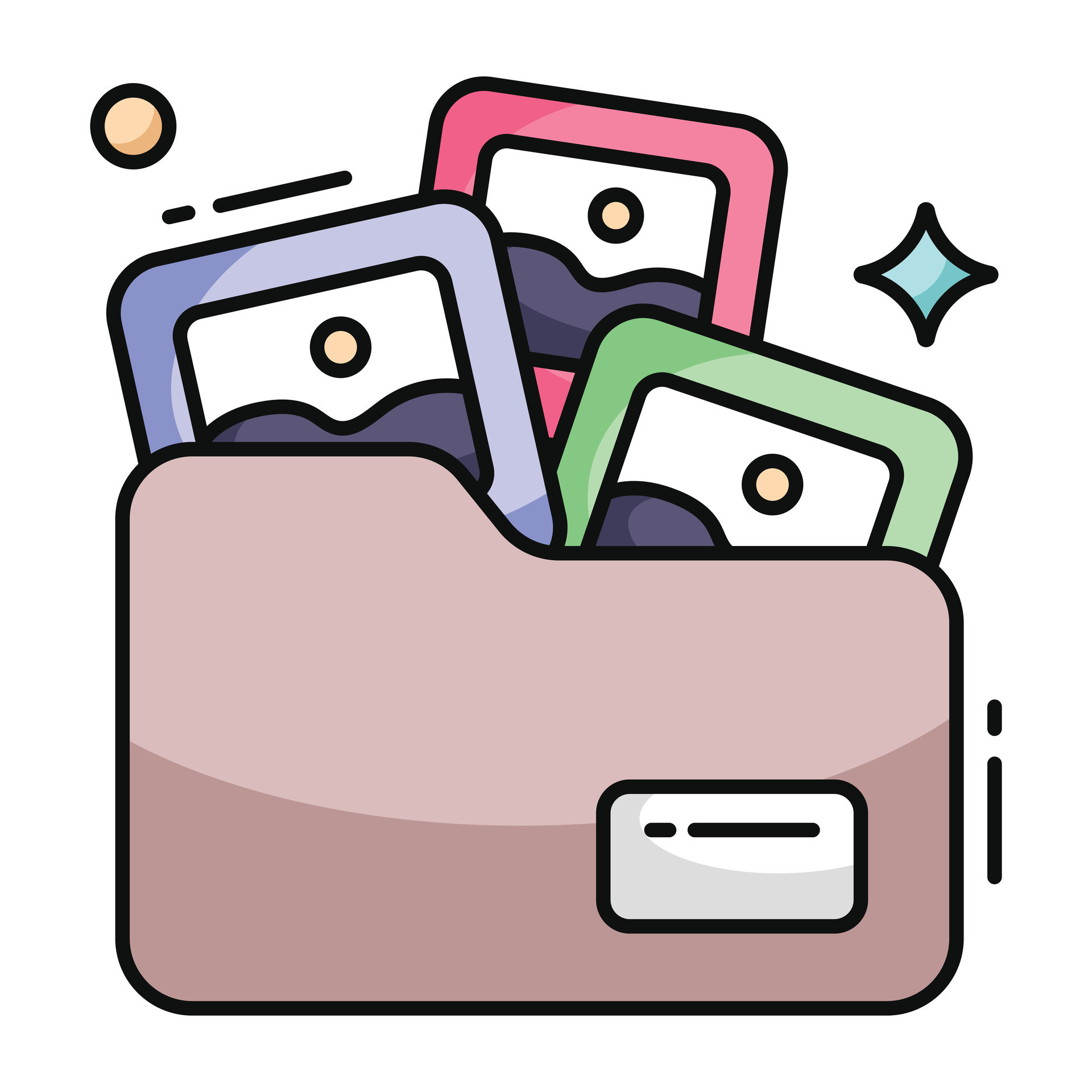 An icon design of gallery folder 36408058 Vector Art at Vecteezy
