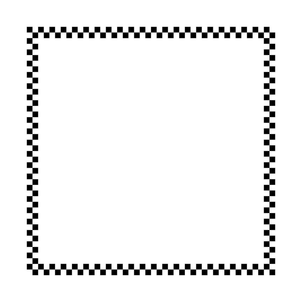 Square checker frame. Racing chess border. Design for text for start ...