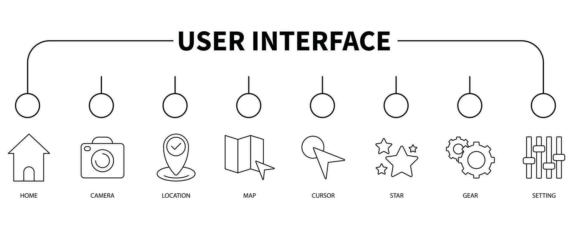 User Interface Banner Web Icon Vector Illustration Concept 36408994