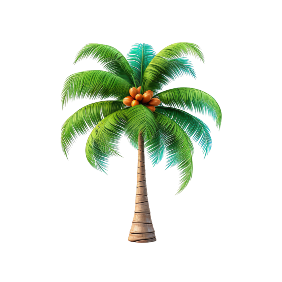 AI generated 3D Palm Tree 36409576 PNG