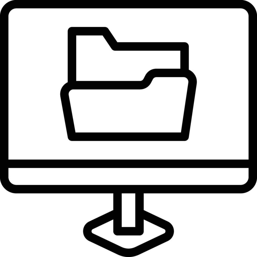 Computer File Vector Icon 36412429 Vector Art at Vecteezy