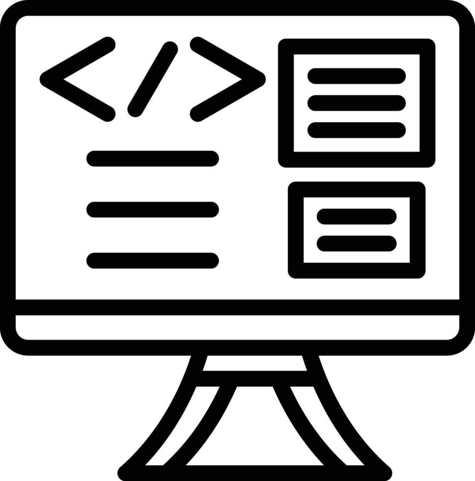 Web Programming Vector Icon 36412455 Vector Art at Vecteezy