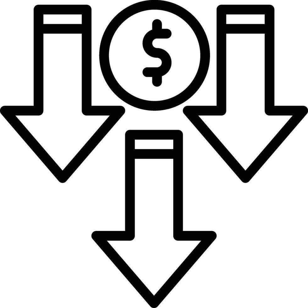 Price Decrease Vector Icon 36413697 Vector Art at Vecteezy