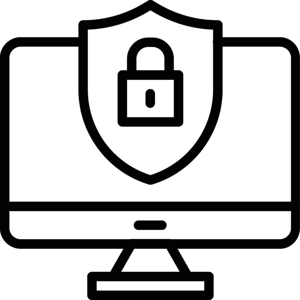 Computer Security Vector Icon 36415268 Vector Art at Vecteezy