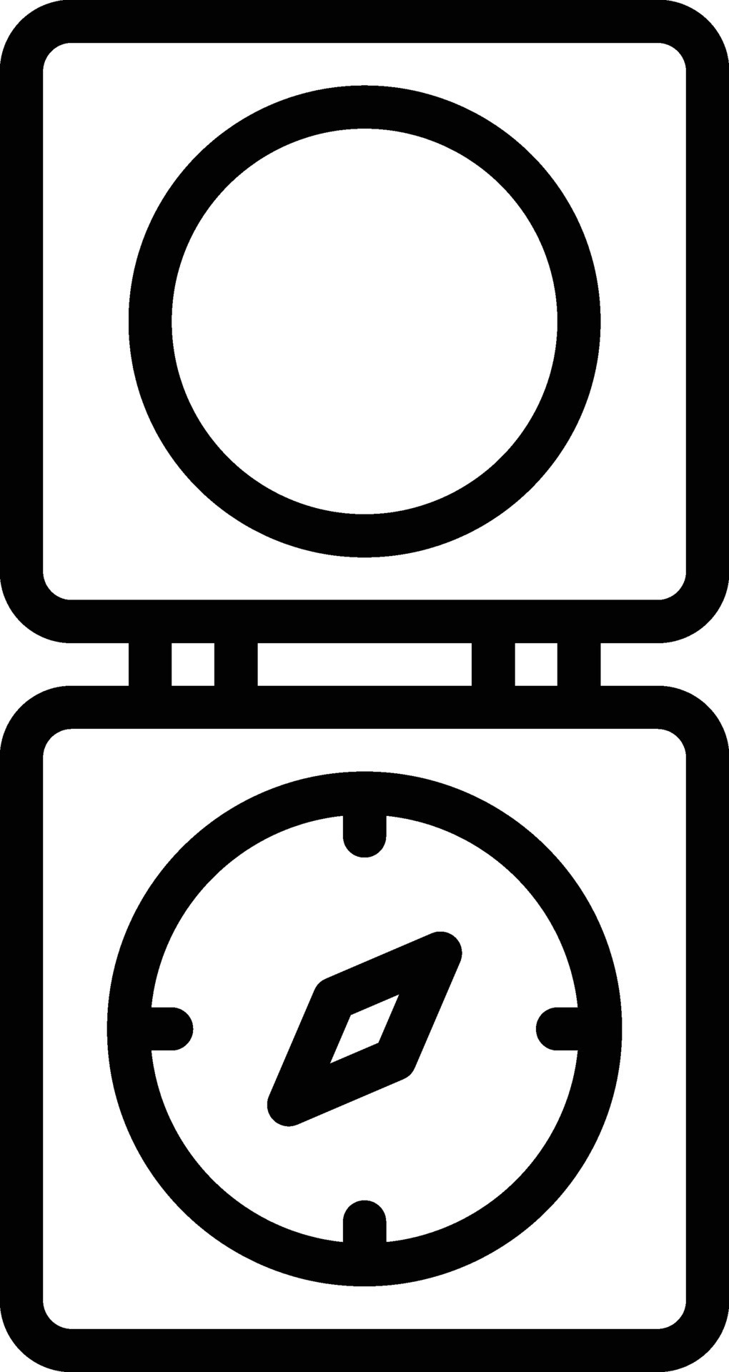 Army Compass Vector Icon 36415672 Vector Art At Vecteezy