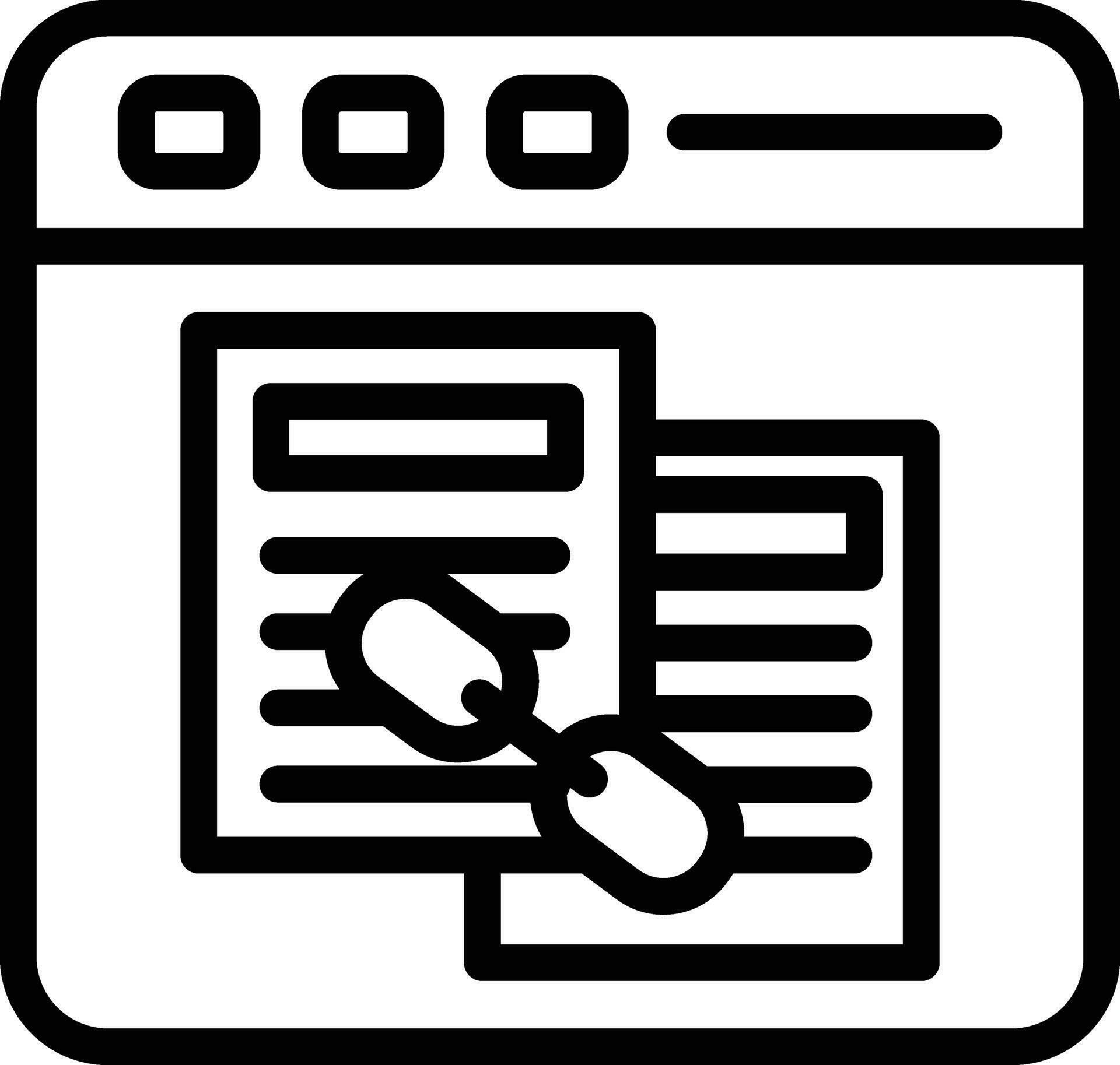 Hyperlink Vector Icon 36416403 Vector Art at Vecteezy