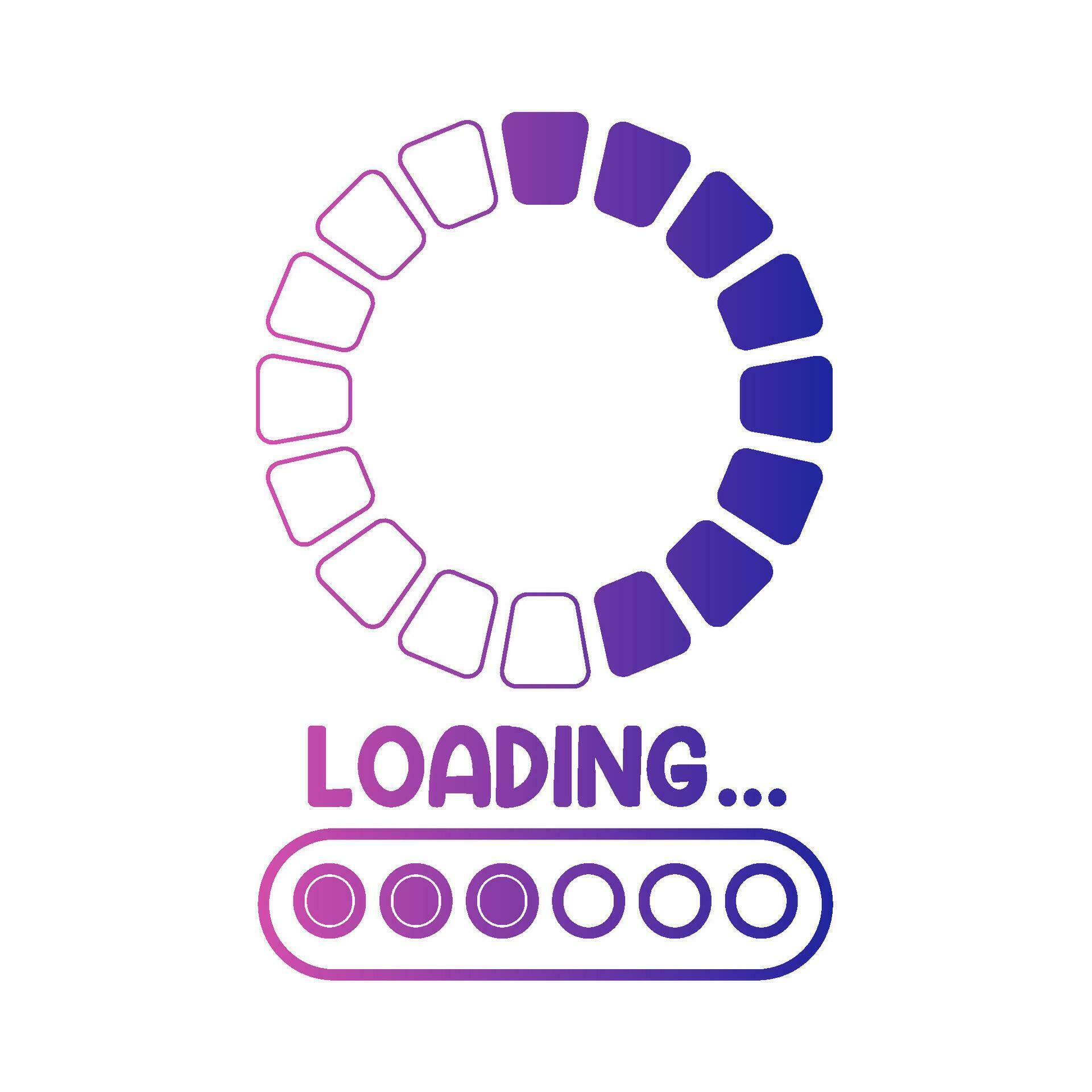 progress loading with circular loading illustration 36416996 Vector Art ...