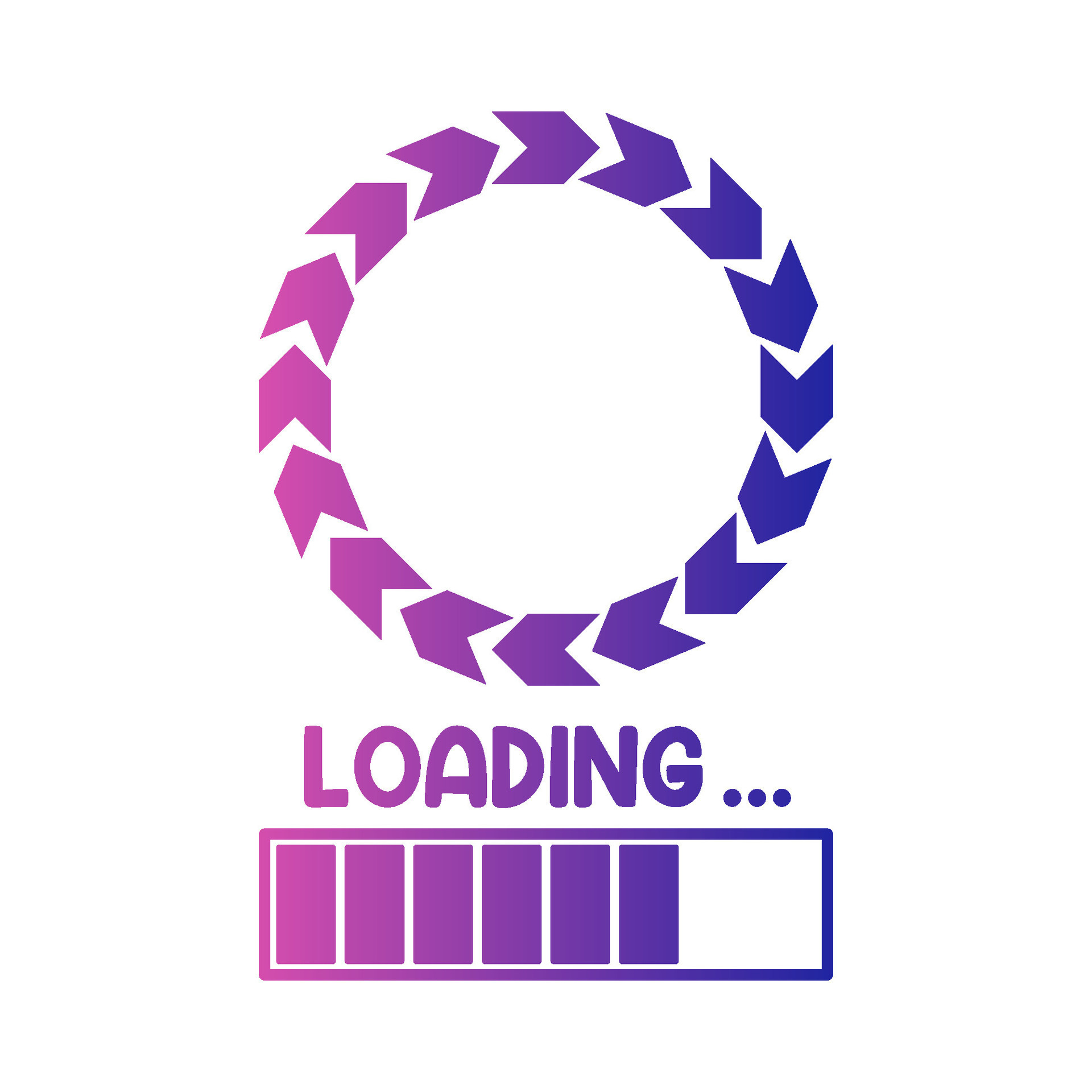 progress loading with circular loading illustration 36417169 Vector Art ...