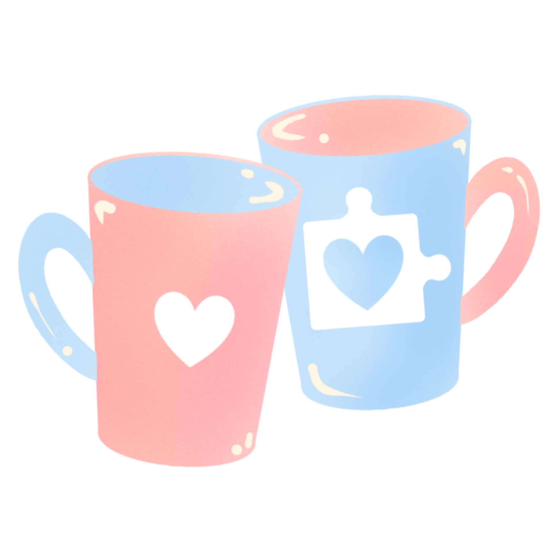 Couple cups valentine sticker 36418631 PNG Couple cups valentine sticker 36418631 PNG