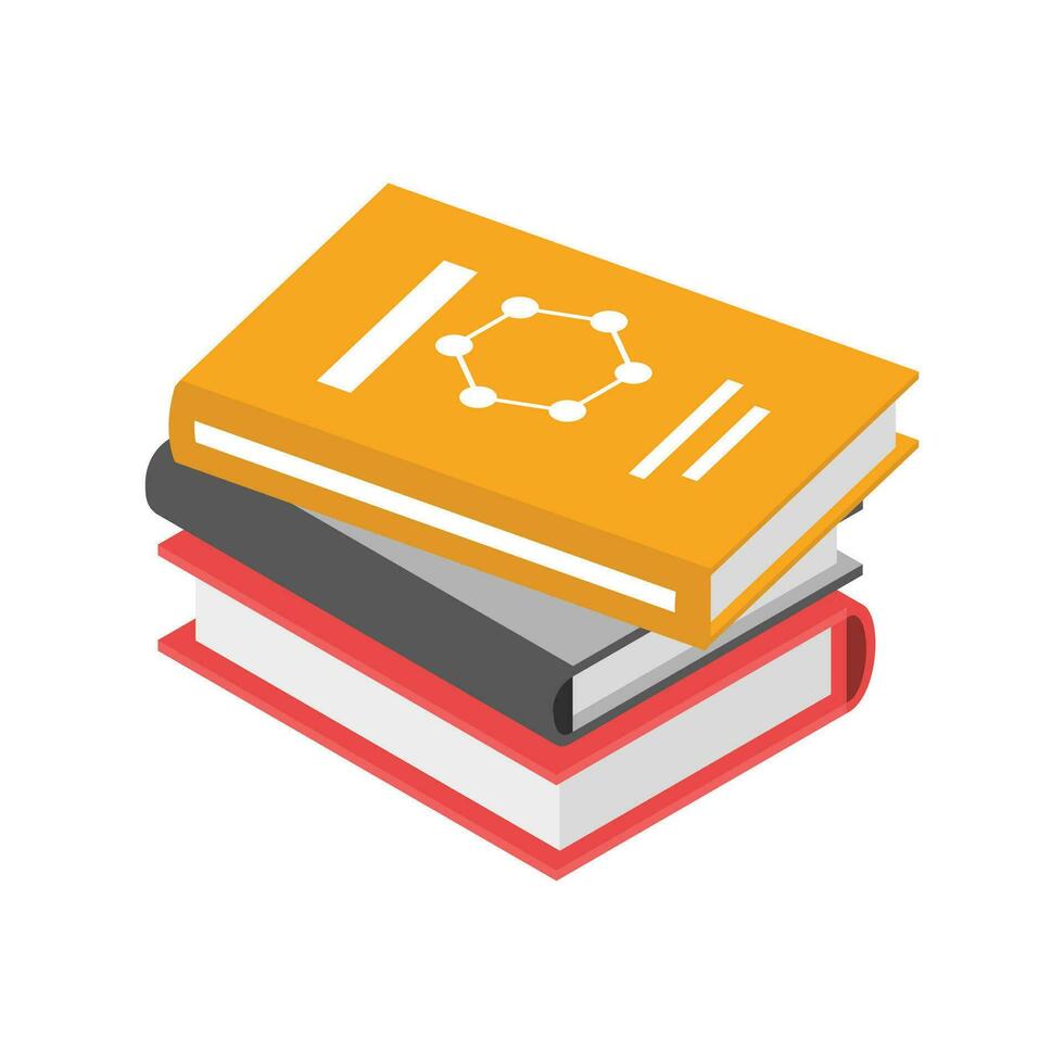 Vector hand drawn flat design stack of books 36419449 Vector Art at ...