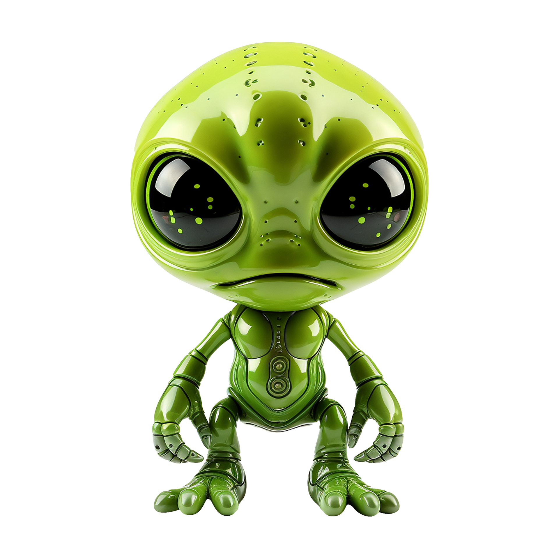 AI generated 3d render alien on transparent background 36420689 PNG