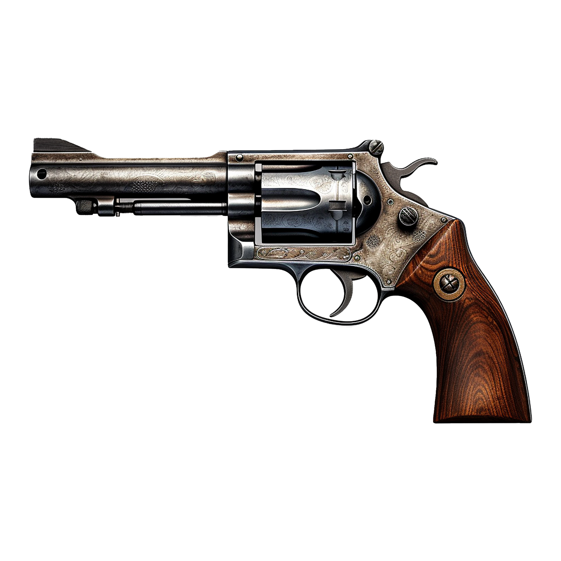 AI generated Revolver isolated on transparent background png 36420743 PNG AI generated Revolver isolated on transparent background png 36420743 PNG