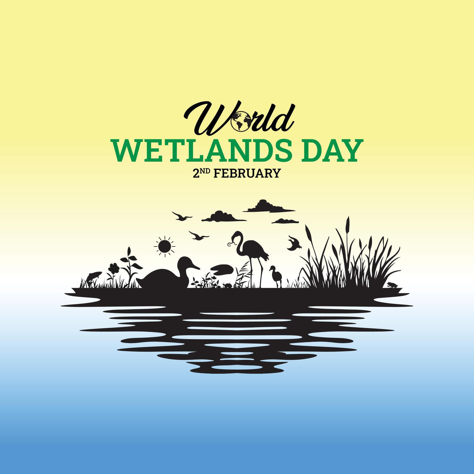 World Wetlands Day Editable Vector Design To celebrate World Wetlands ... World Wetlands Day Editable Vector Design To celebrate World Wetlands ...