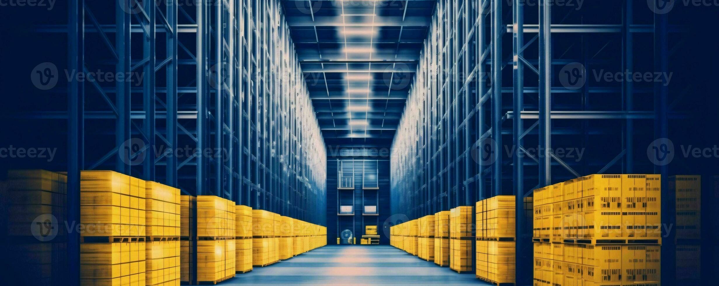 AI generated Huge Warehouse Logistic. Industrial Distribution Center ... AI generated Huge Warehouse Logistic. Industrial Distribution Center ...
