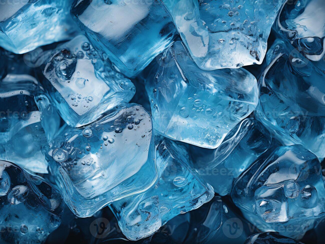 AI generated Blue Ice Cube Background. Fresh Ice Cube Texture. Generative AI 36428979 Stock ...