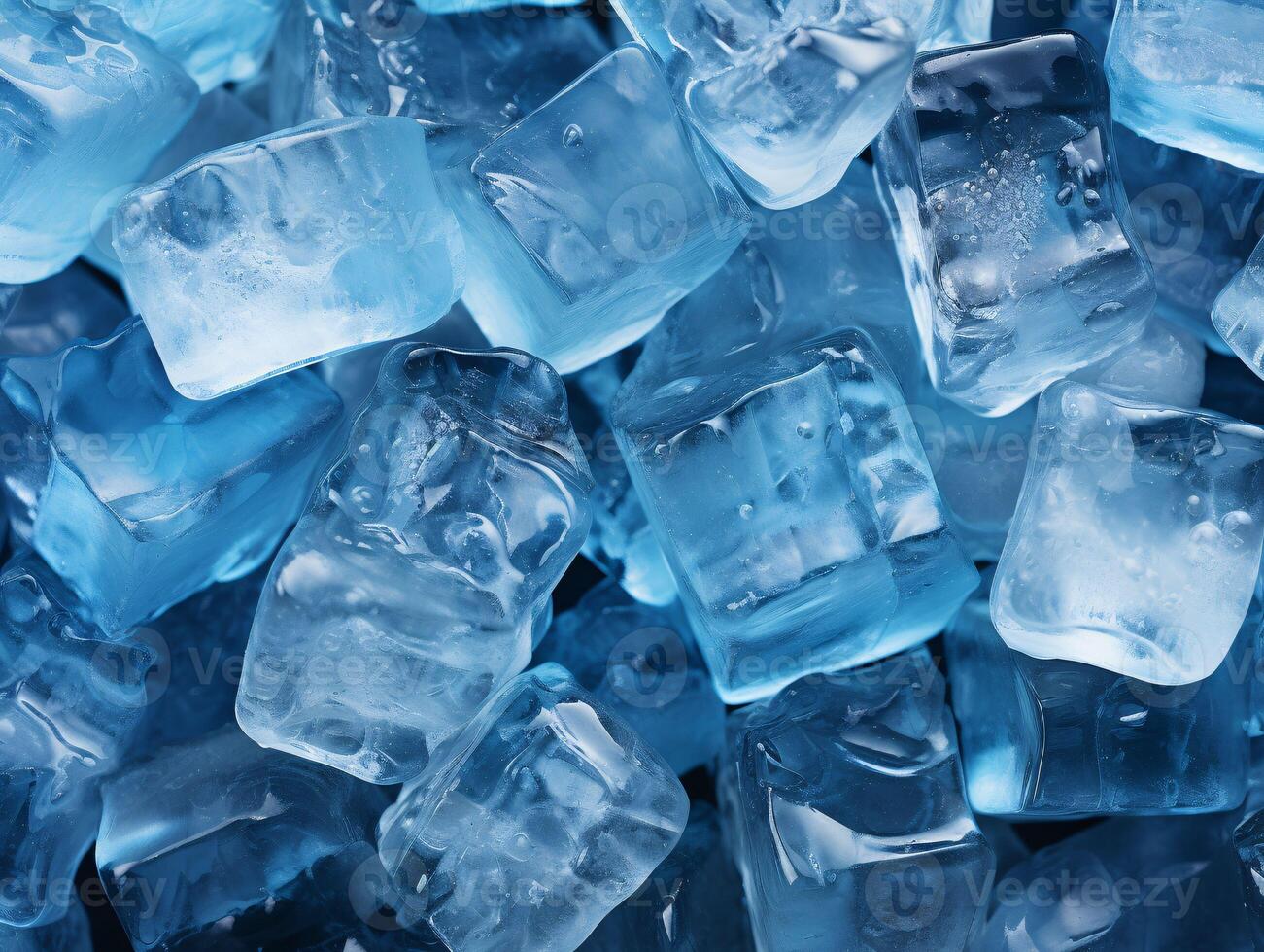 AI generated Blue Ice Cube Background. Fresh Ice Cube Texture. Generative AI 36429343 Stock ...