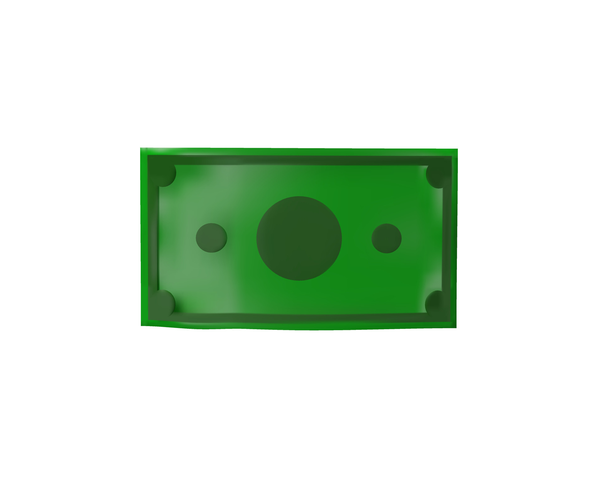 3d Render Green Dollar Banknote 36432410 Vector Art At Vecteezy
