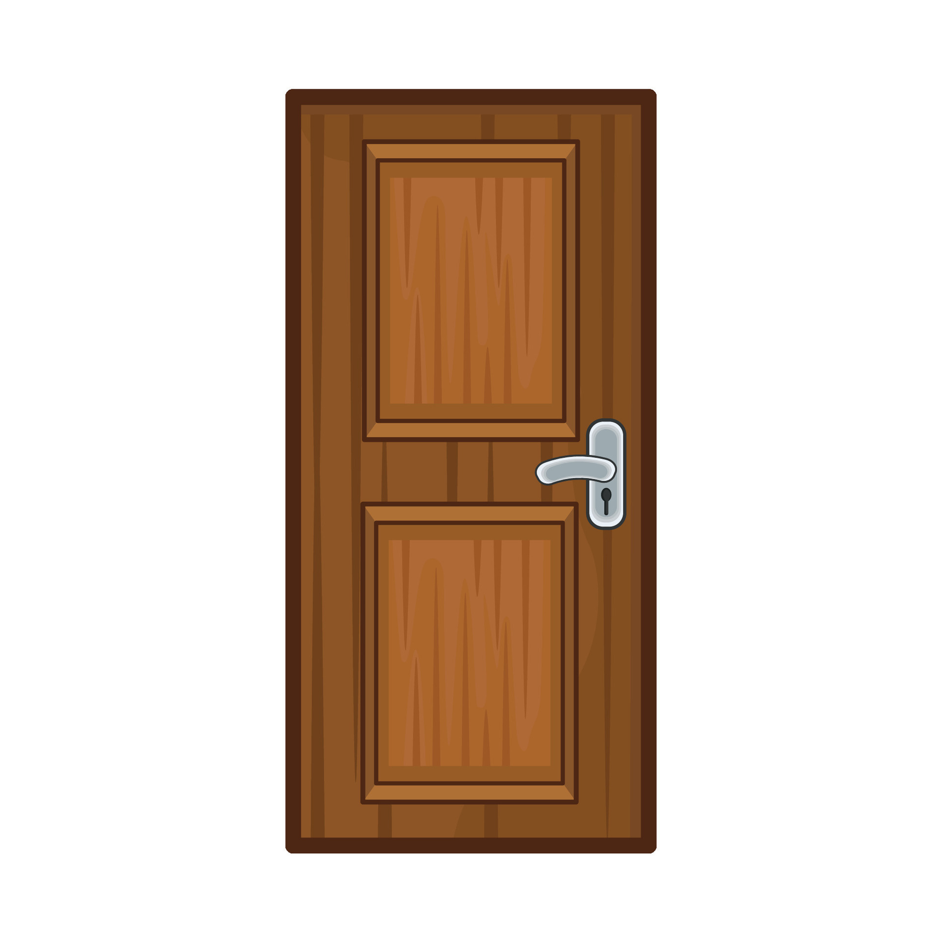 Illustration Of Wooden Door 36437148 Vector Art At Vecteezy