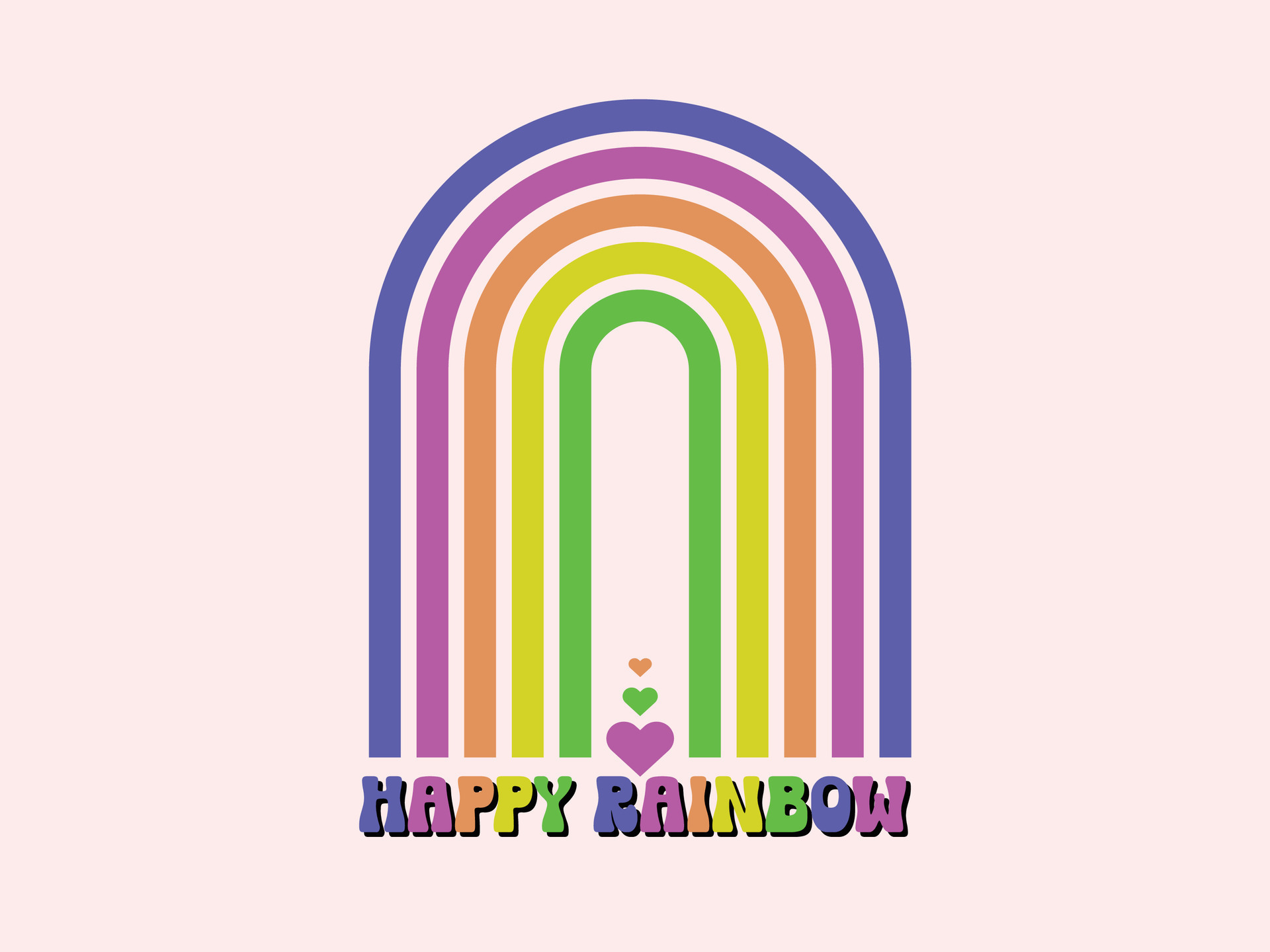 Colorful abstract boho-style rainbow 36443186 Vector Art at Vecteezy