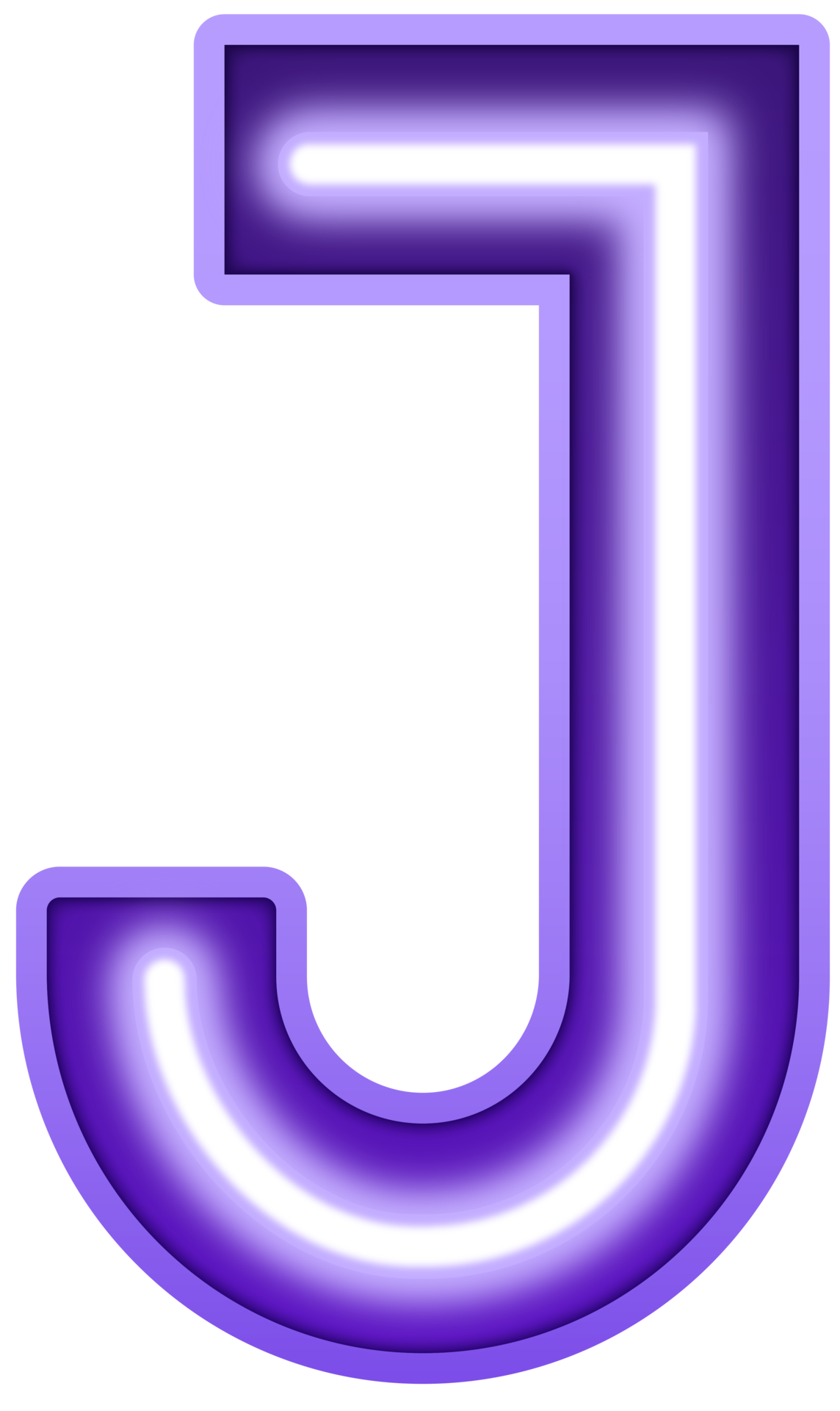 Neon- Licht Alphabet Brief j 36443250 PNG