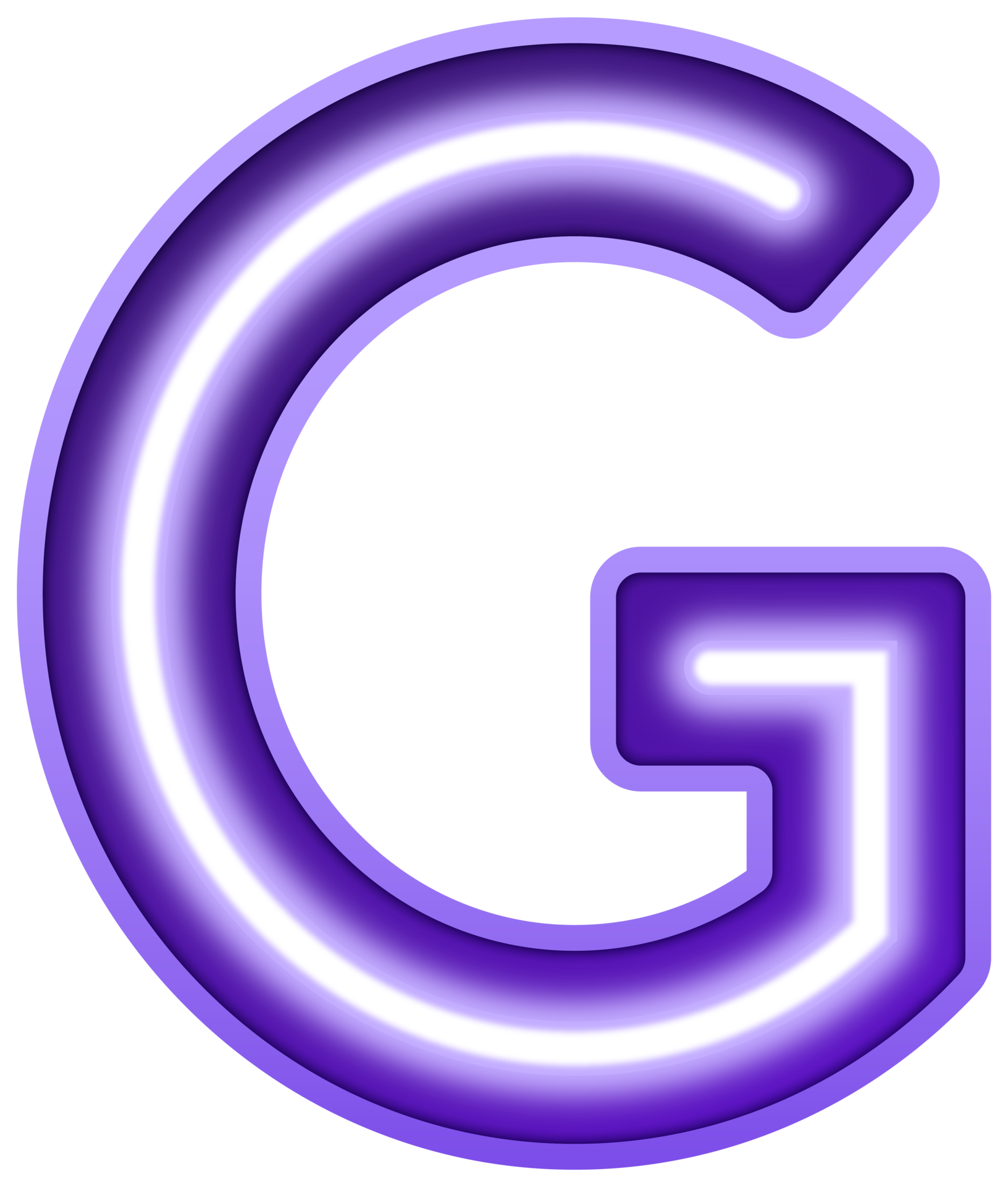 Neon Light Alphabet Letter G 36443656 PNG