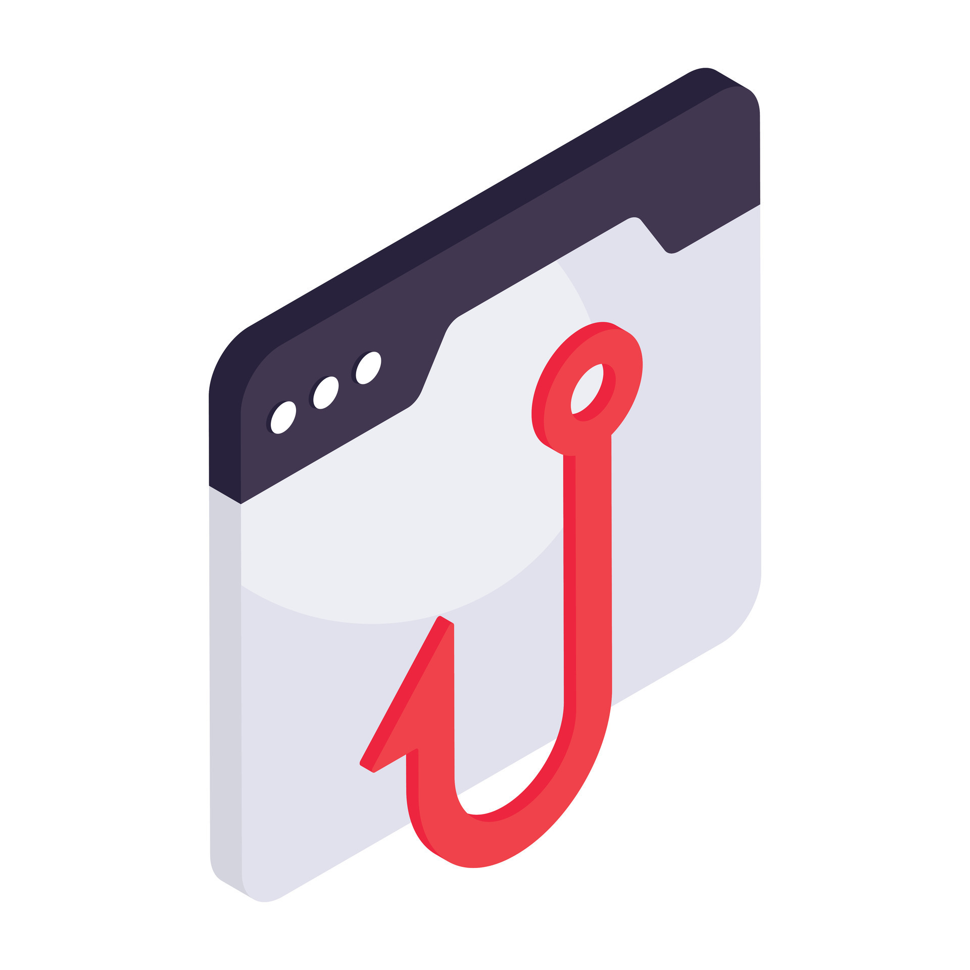 Conceptual isometric design icon of web phishing 36443842 Vector Art at ...
