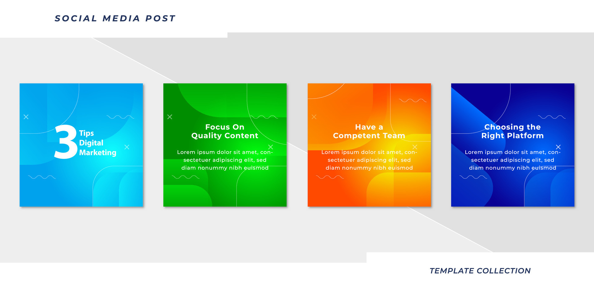 Tips Post Collection Tutorial Tip Trick Quick Tips Layout Template Design Element Pro Vector