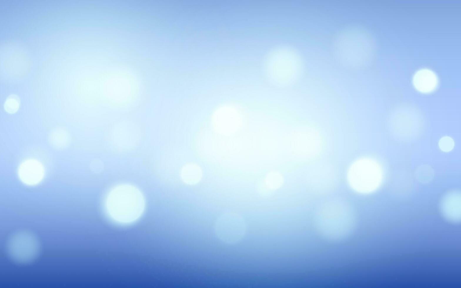 Sky Blue Bokeh Soft Light Abstract Background Vector Eps 10 Illustration Bokeh Particles