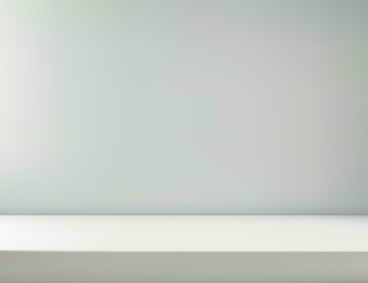 Empty white studio room with blank table podium. 36449328 Vector Art at ...