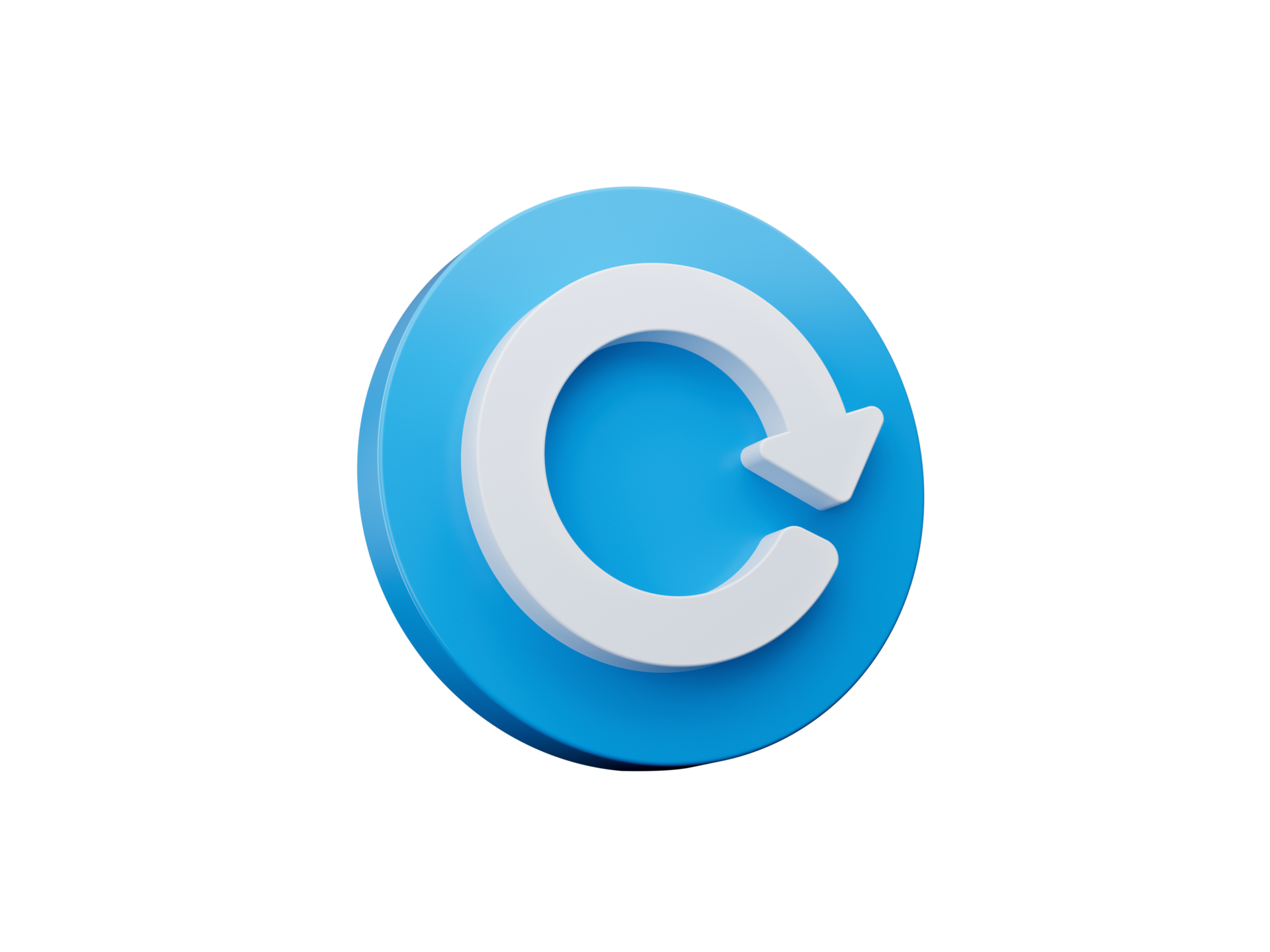 3d Refresh Icon 3d Illustration 36459874 Png