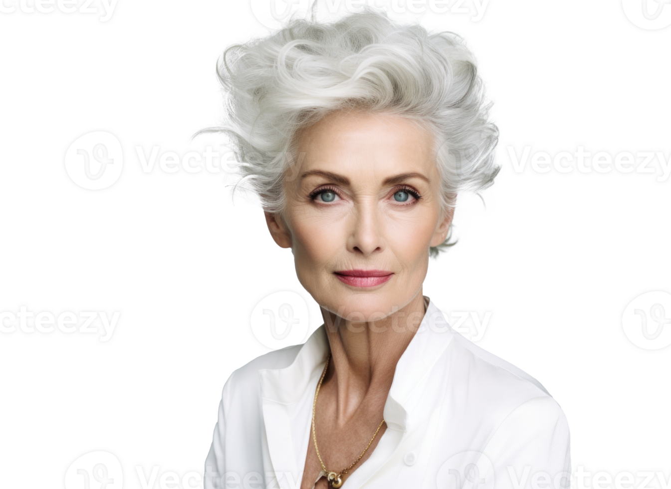 Ai Generated Elegant Attractive Older Woman Portrait 36460784 Png