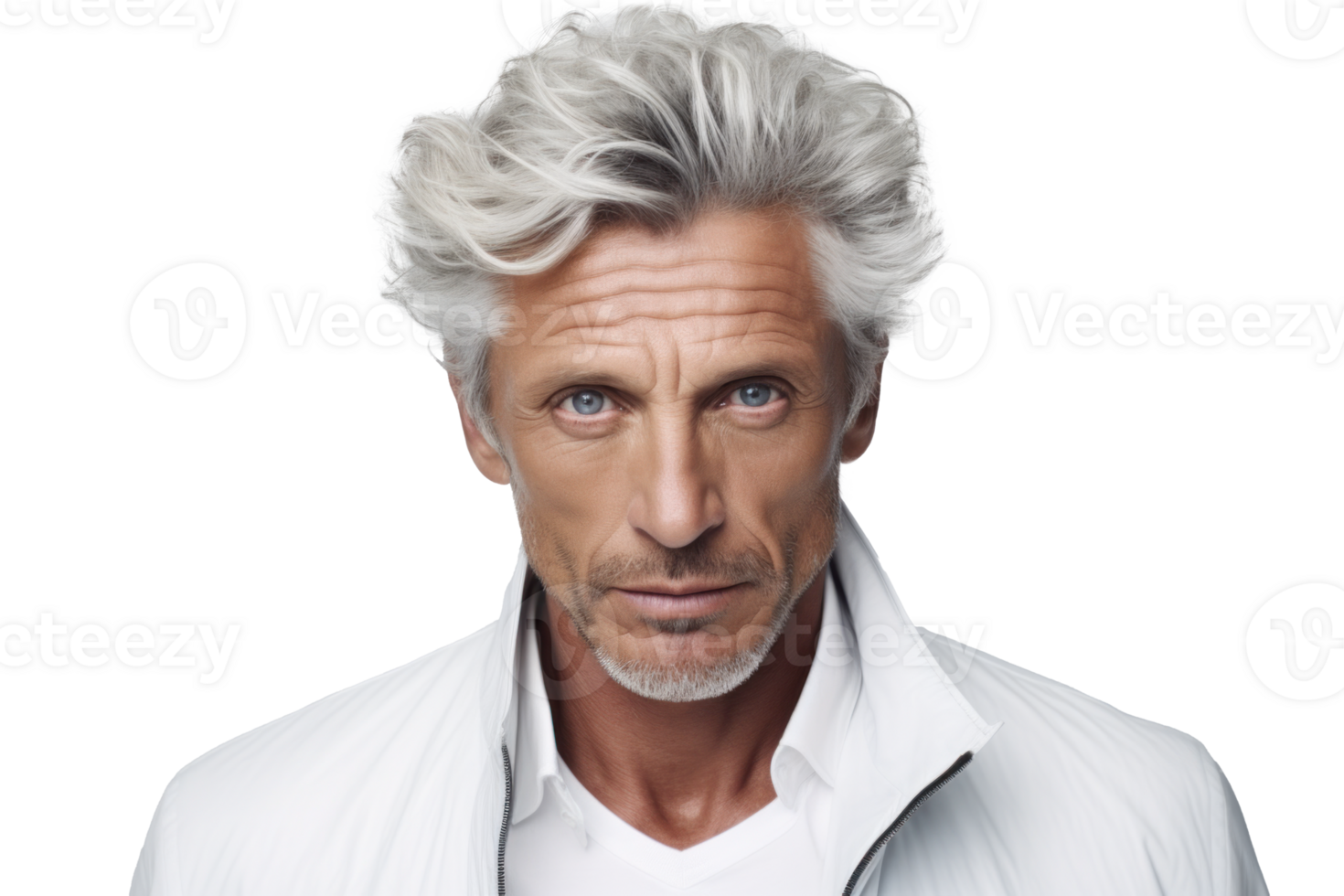AI generated Fashionable Caucasian Man with Intense Gaze 36461130 PNG