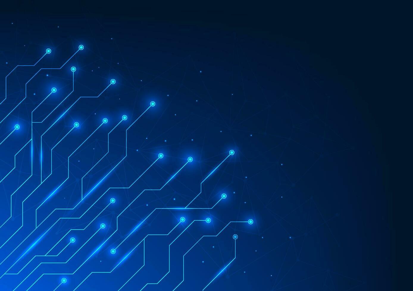 Abstract background technology The technology circuit lines are inside ...