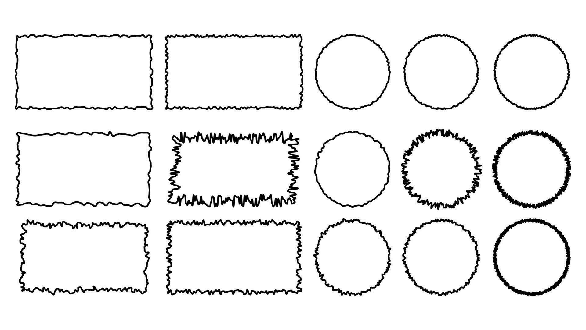 Rectangle jagged frame edge vector. Rough torn grunge collage. Rip cut strip border for craft ...