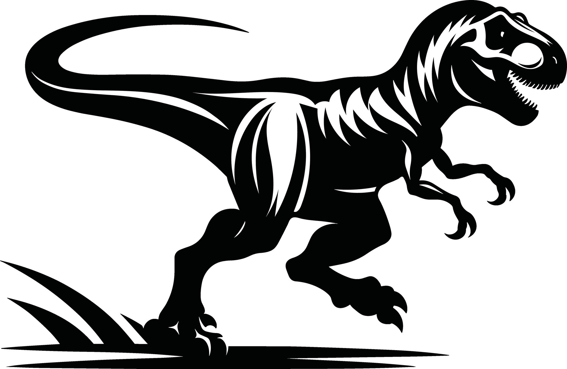 T Rex Dinosaur illustration Free vector 36465200 Vector Art at Vecteezy