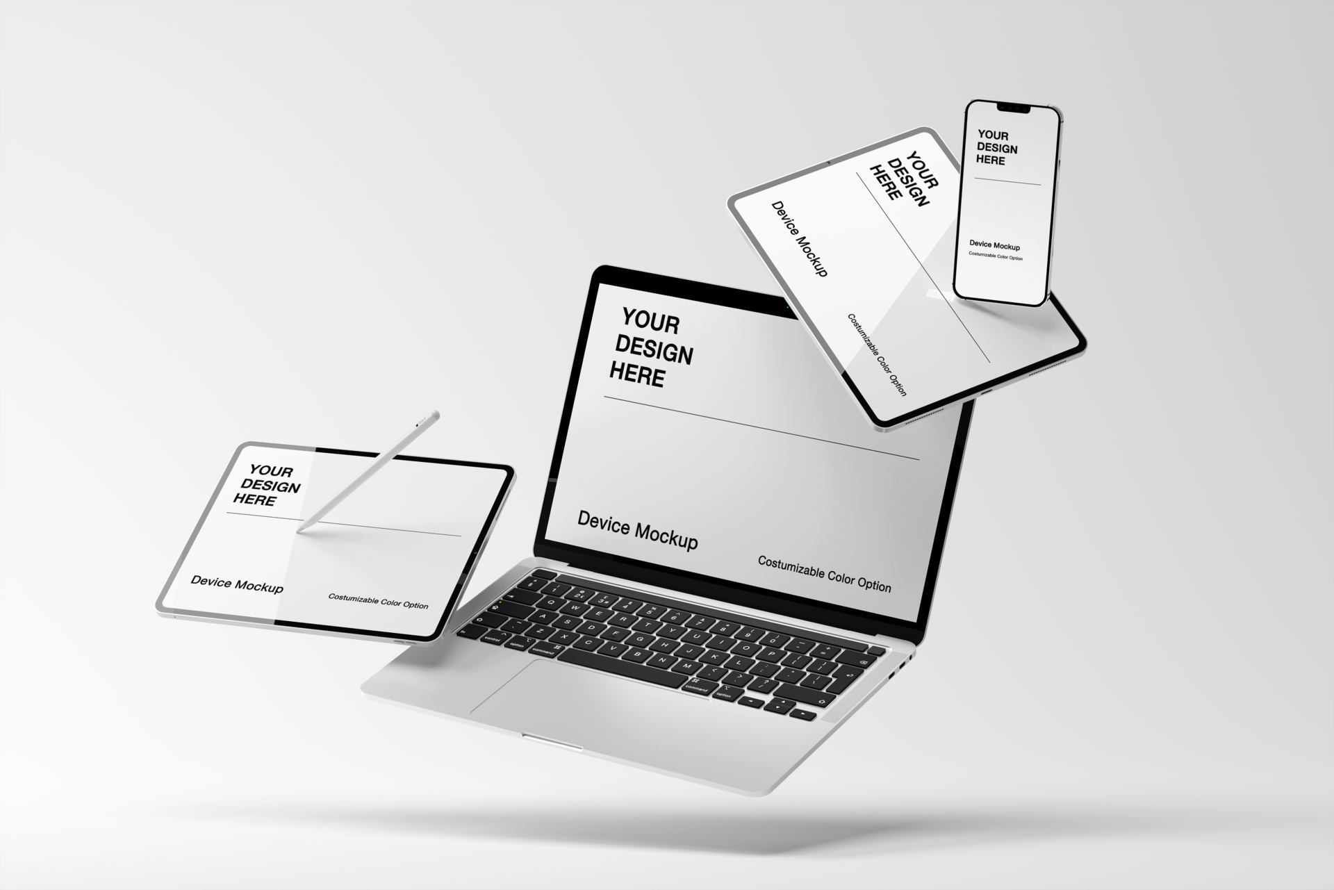 Device Mockup With Modern Background And Realistic Scene 36474177 Psd