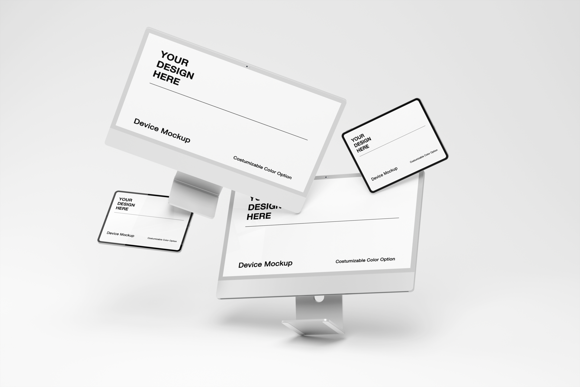 Customizable Device Mockup With Minimal And Modern Background 36474190 Psd