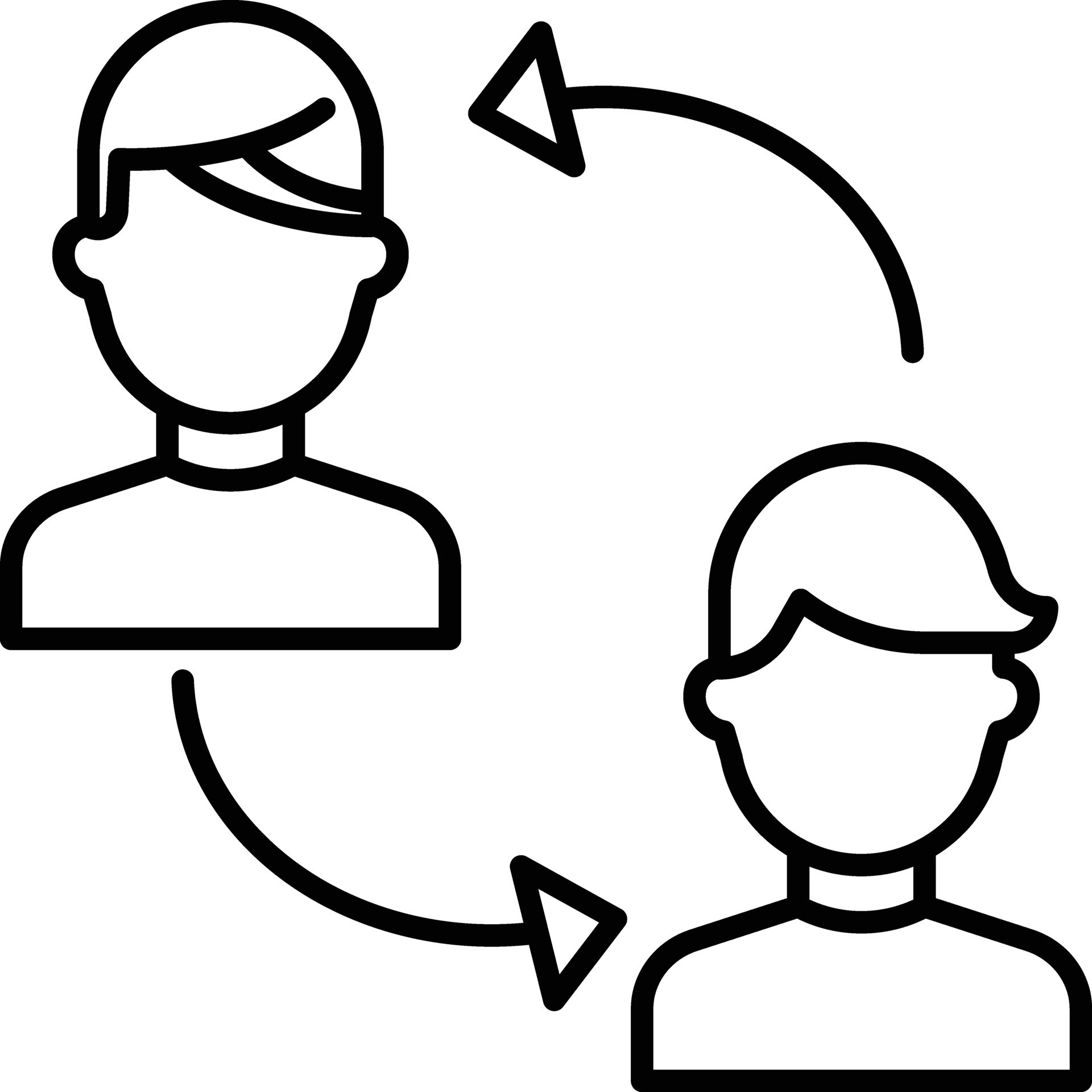 Replace User Outline Vector Illustration Icon 36481904 Vector Art At Vecteezy