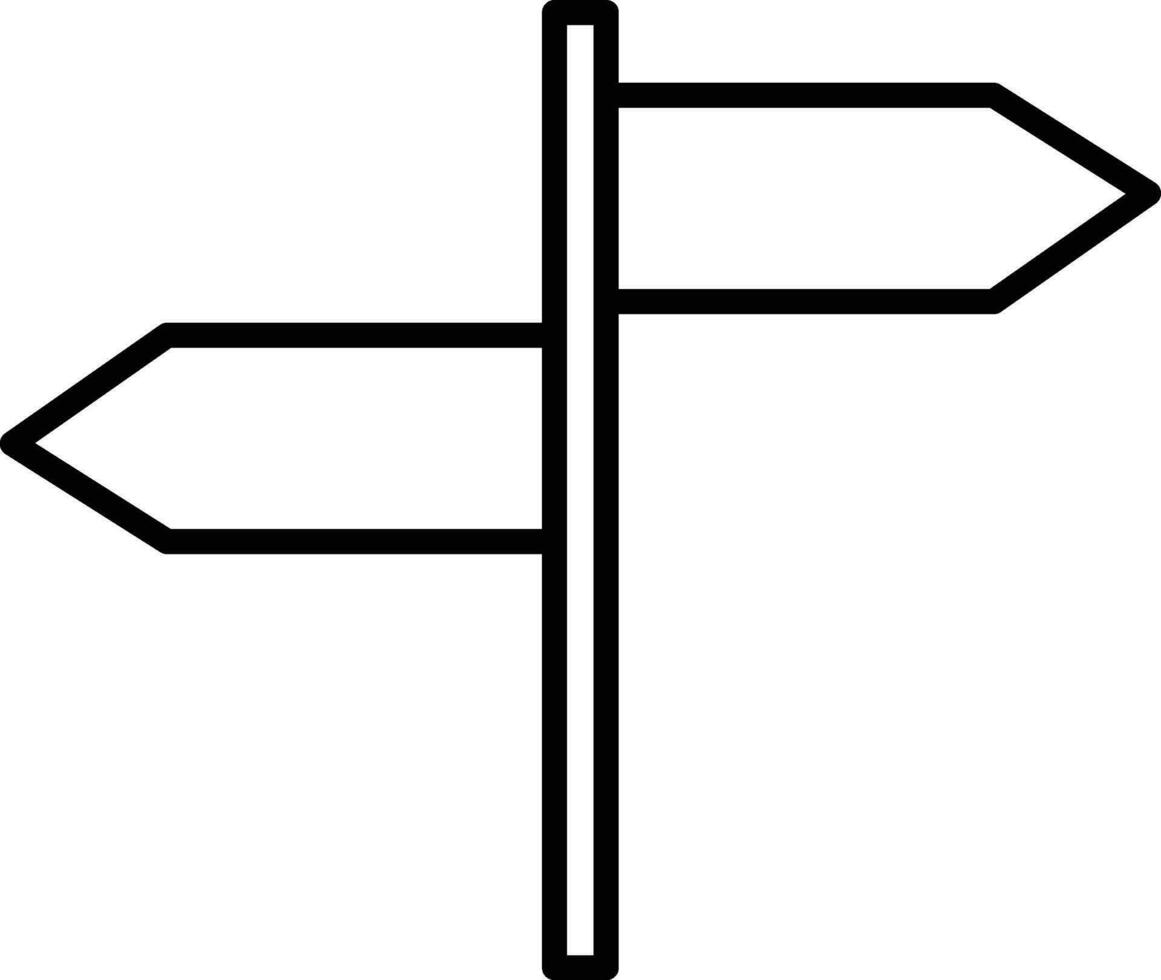 Direction Pointer Outline Vector Illustration Icon 36482085 Vector Art