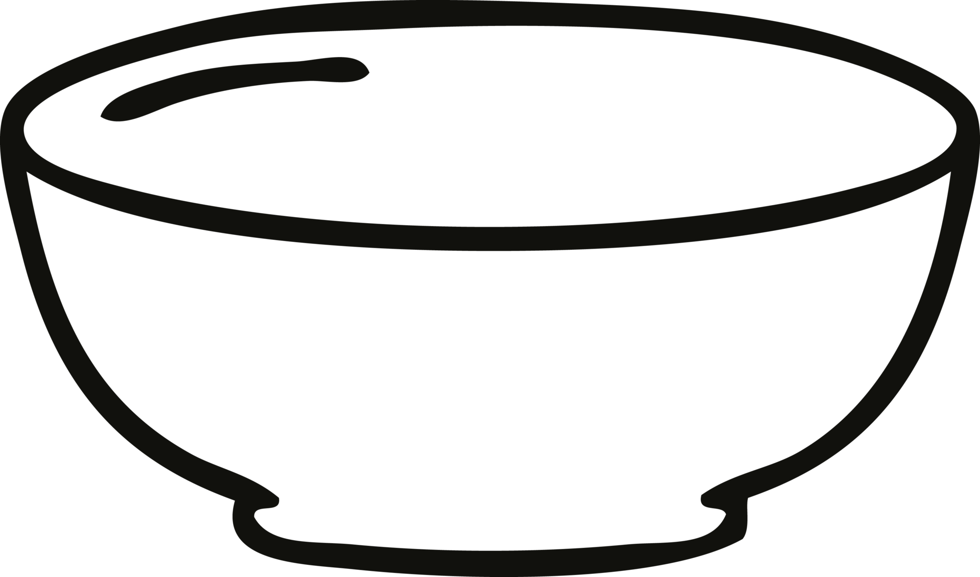 quirky line drawing cartoon bowl 36483783 PNG