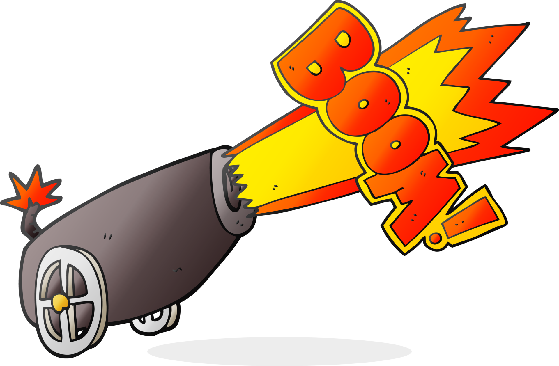 cartoon cannon shooting 36486042 PNG