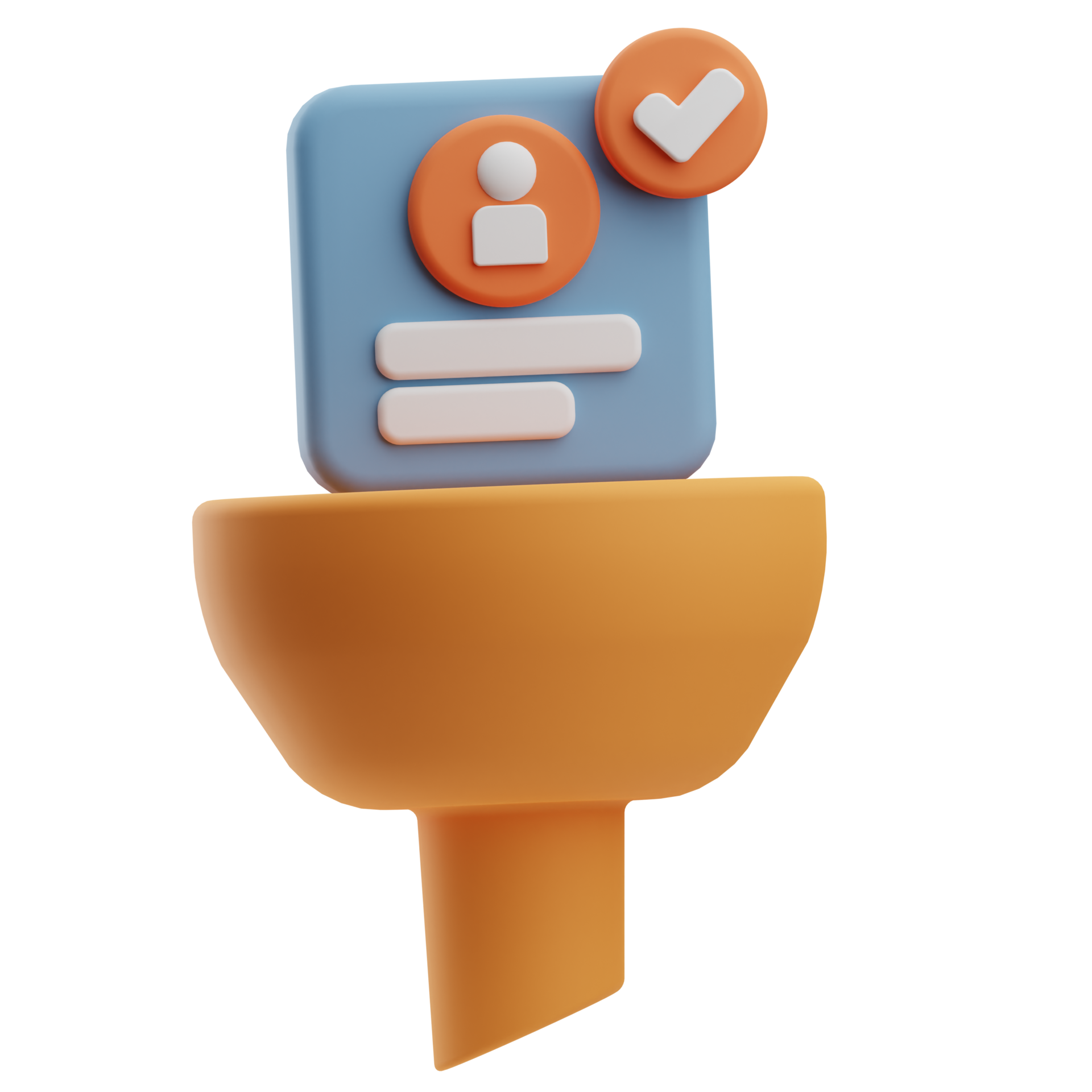 Curriculum Vitae Object Profile Filtering 3D Illustration 36487044 PNG
