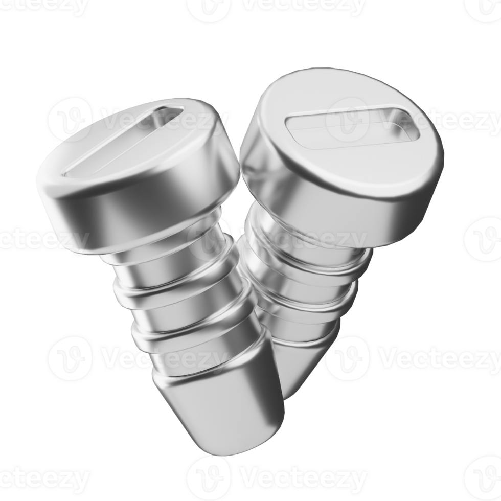Electrical Tools Object Screws 3d Illustration 36487282 Png