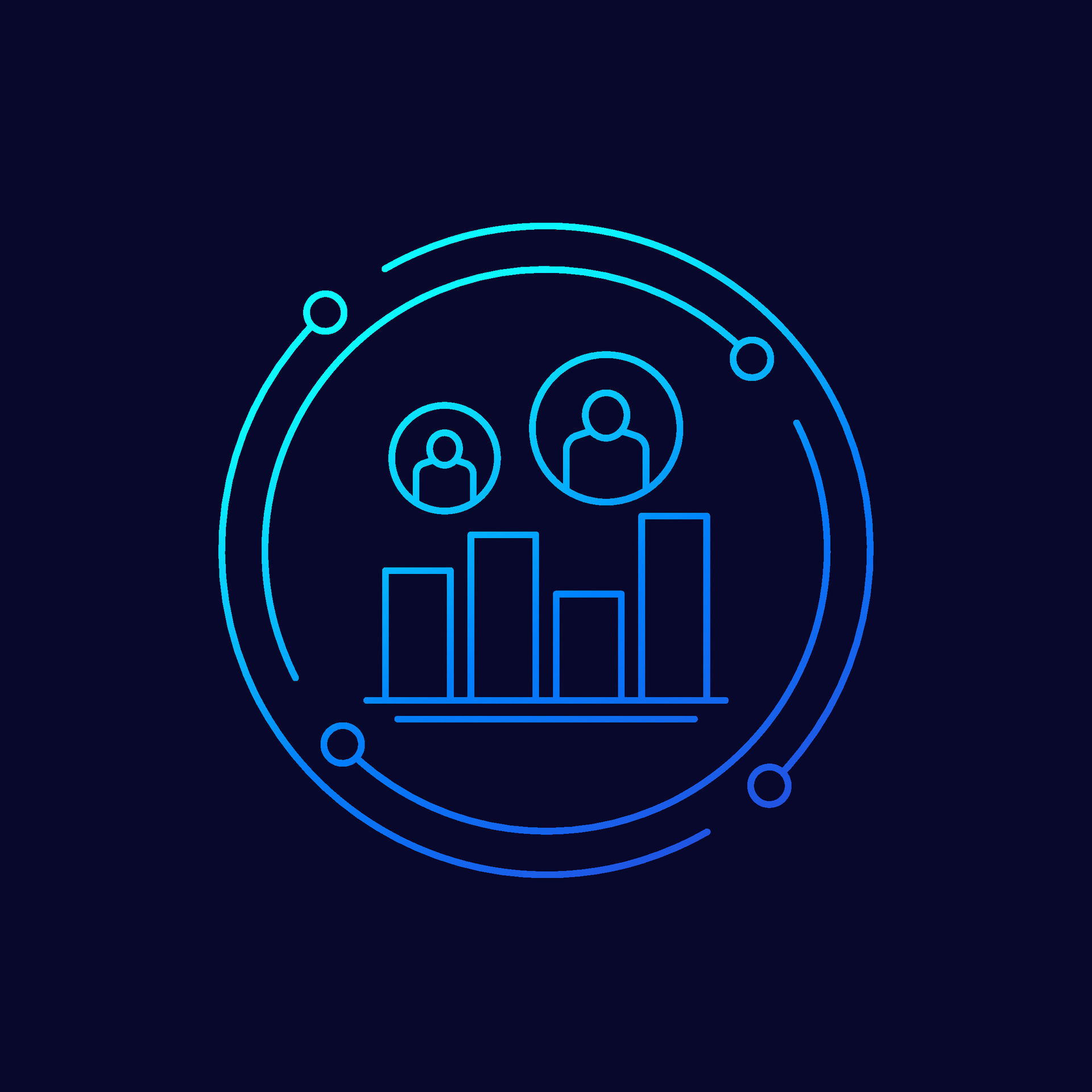 Customer Segmentation Icon Linear Vector Design 36489114 Vector Art At