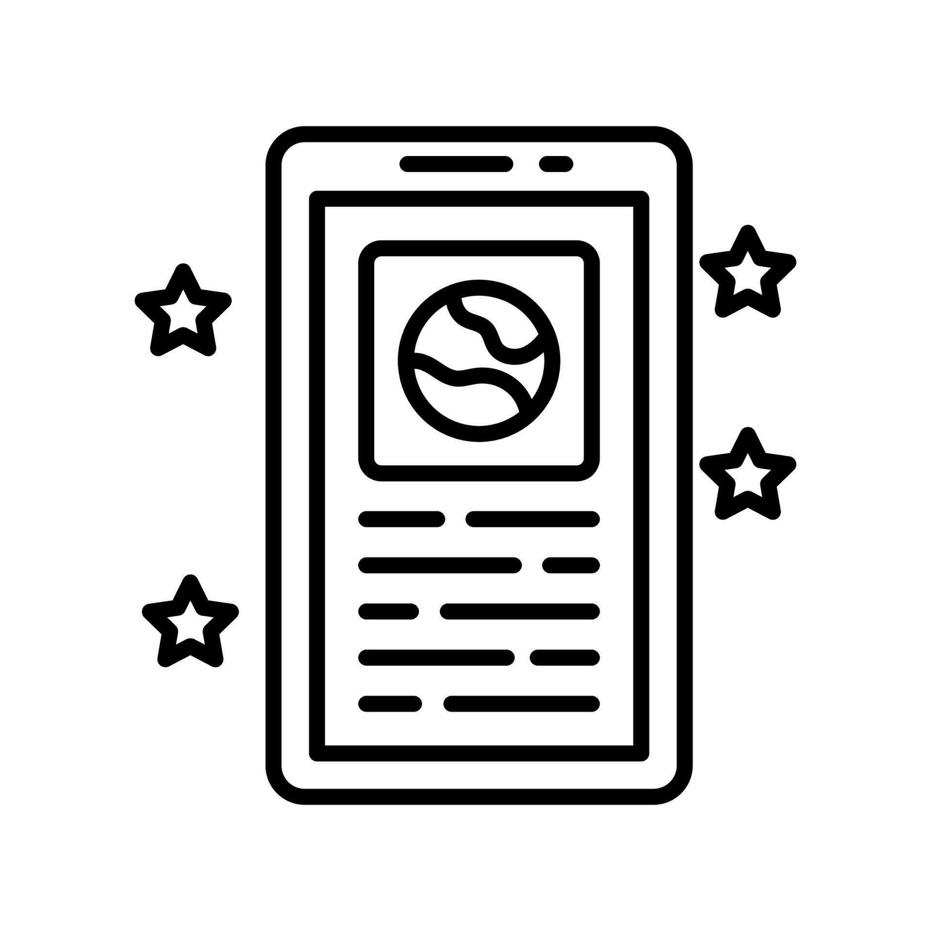 Planet App icon in vector. Illustration 36489432 Vector Art at Vecteezy