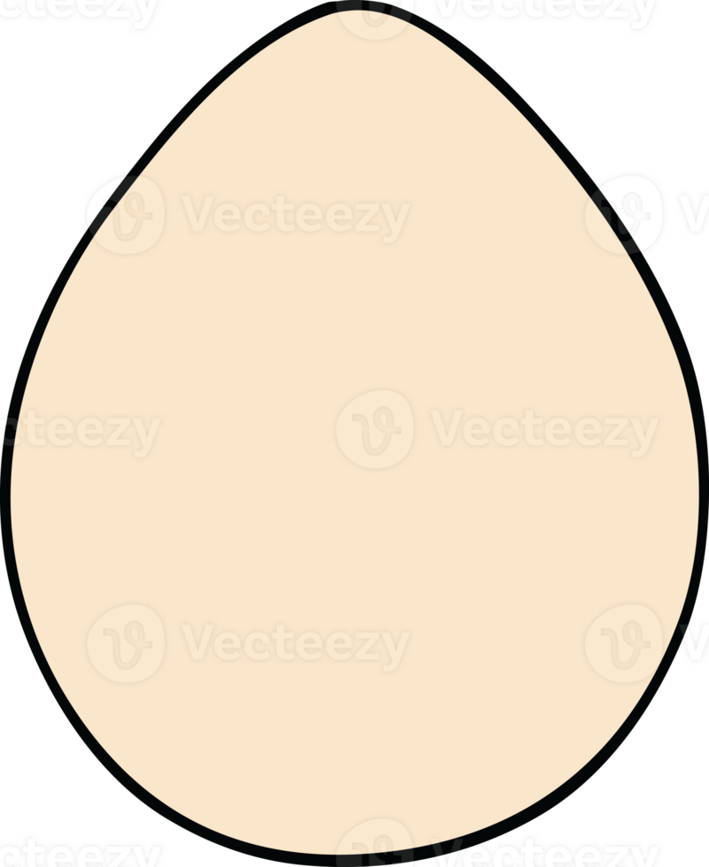 Quirky Hand Drawn Cartoon Egg 36493957 Png